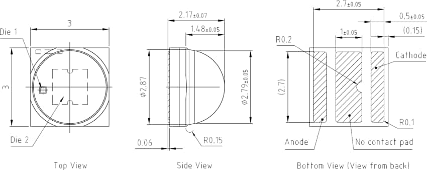 OSLON® Square High Power LEDs - ams OSRAM | Mouser
