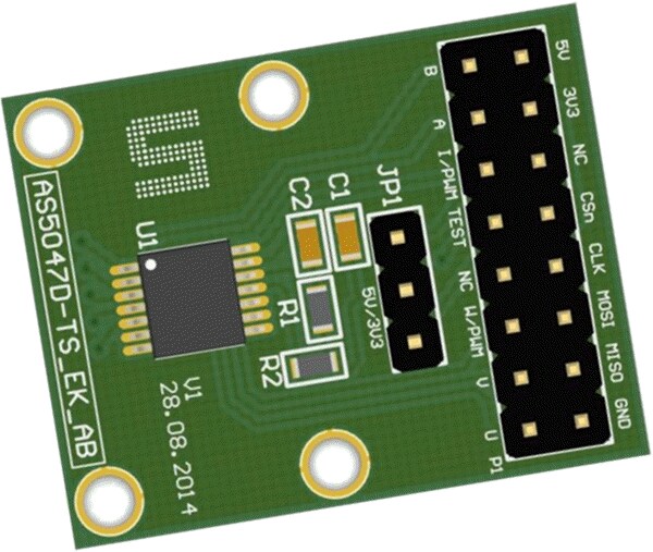 AS5047D Magnetic Position Adapter Board - ams OSRAM | Mouser