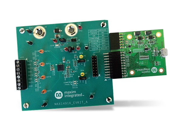 MAX14916EVKIT Switch Evaluation Kit - Analog Devices / Maxim Integrated ...