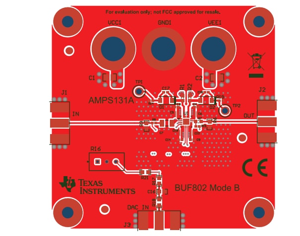 BUF802RGTEVM Evaluation Module - TI | Mouser