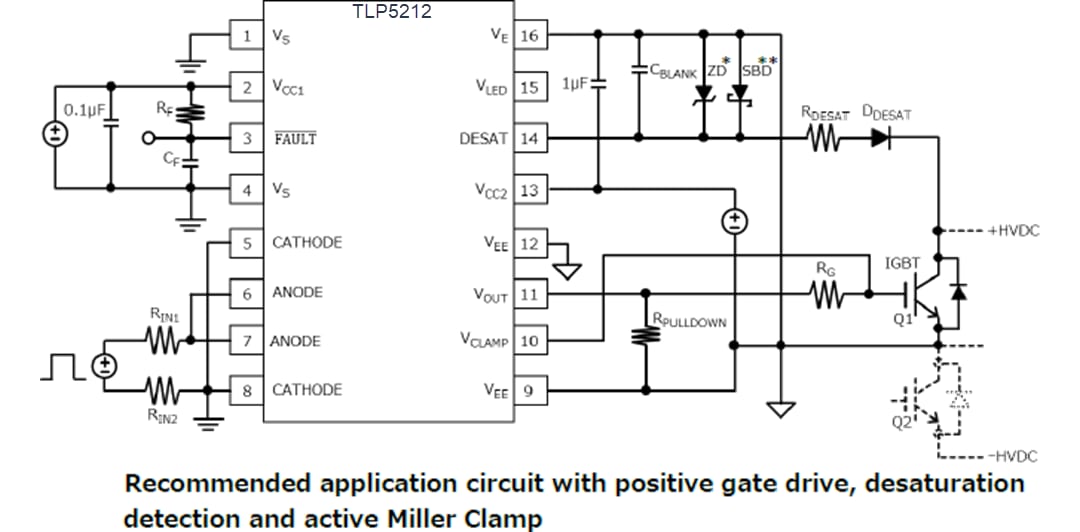 TLP5212 IGBT Gate Drive Photocoupler - Toshiba | Mouser