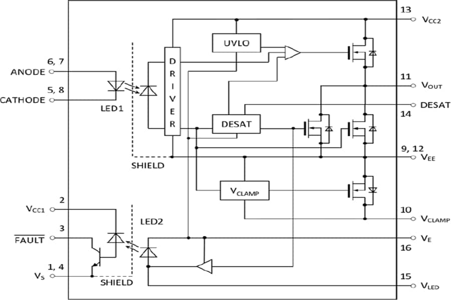TLP5212 IGBT Gate Drive Photocoupler - Toshiba | Mouser