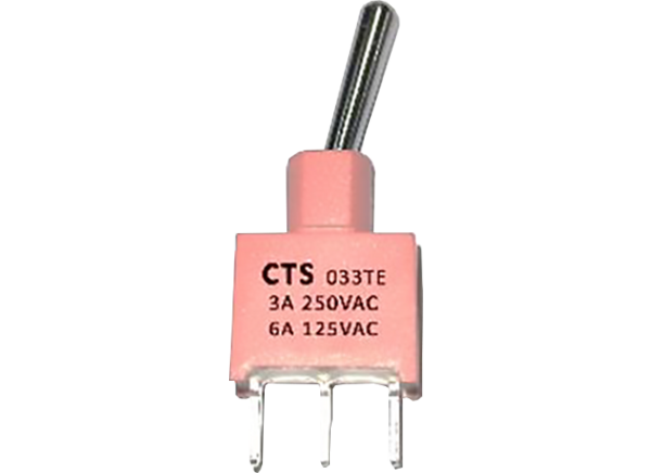 033T Sealed Toggle Switches - CTS Electronic Components | Mouser