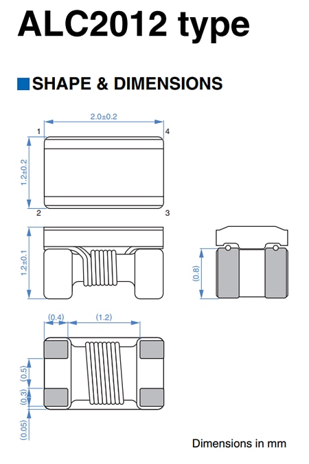ALC-2012 & ALC-2012H Common Mode Filters - TDK | Mouser