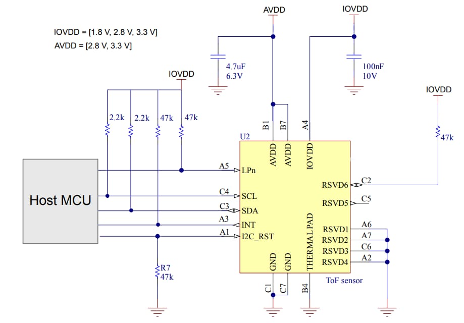 VL53L7CH Time-of-Flight (ToF) Sensor - STMicro | Mouser