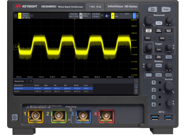 InfiniiVision HD3 Oscilloscopes - Keysight Technologies | Mouser