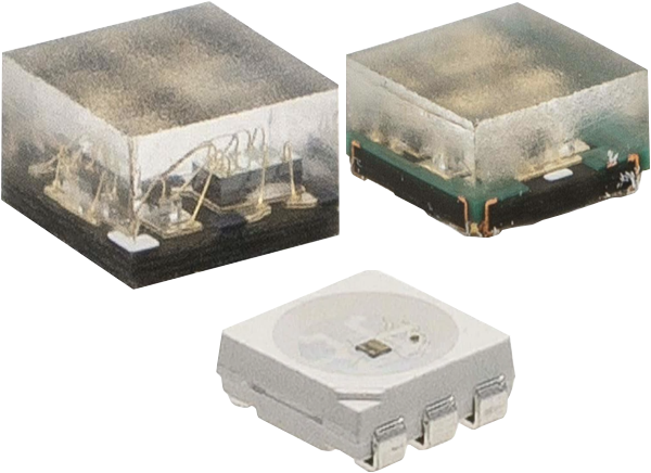 587 Series Addressable RGB LEDs - Dialight | Mouser