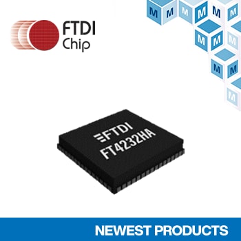FTDI Chip FT4232HA USB-to-UART/MPSSE IC, Now at Mouser, Provides High ...